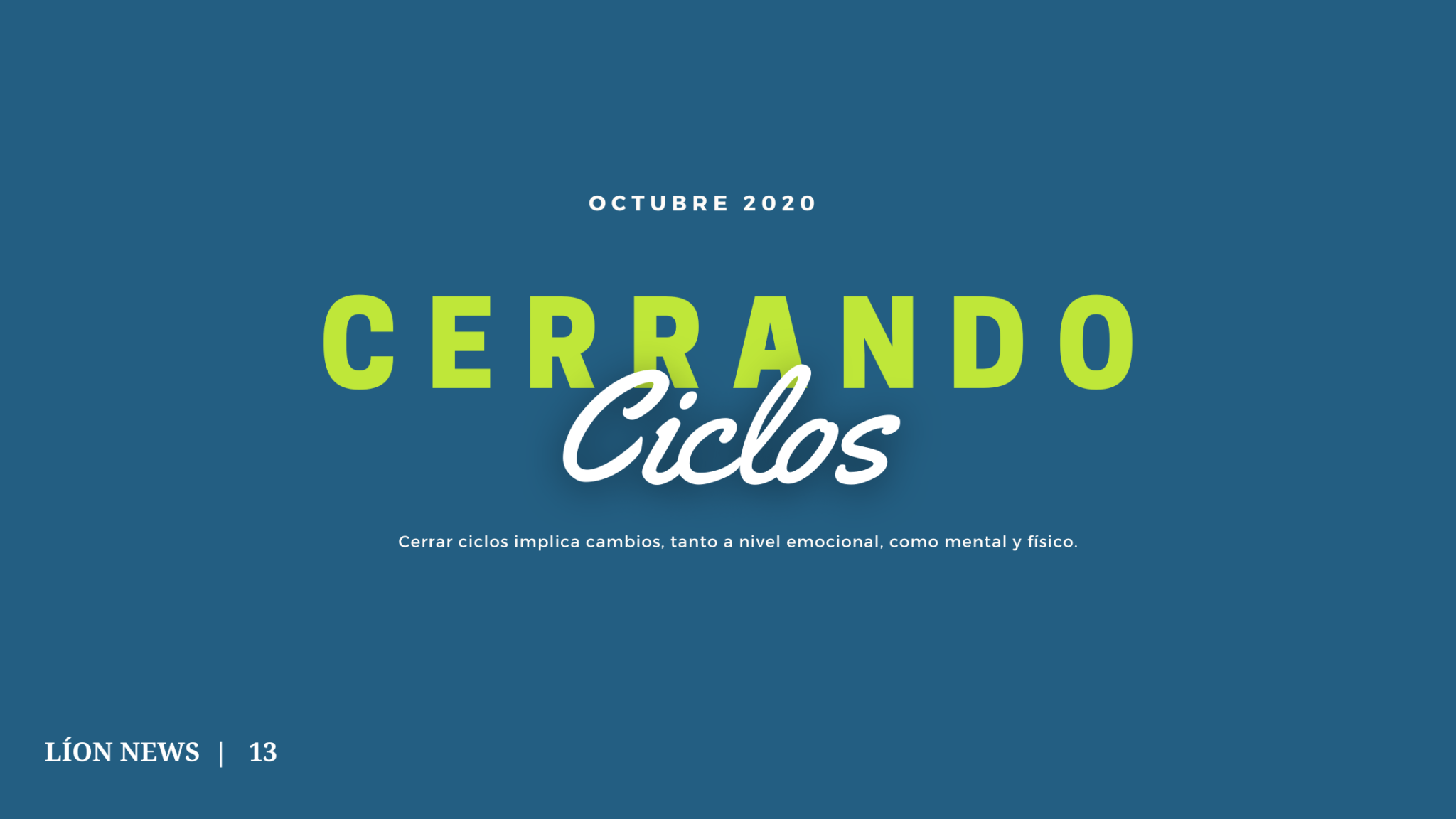 Cerrando Ciclos – Lion Church